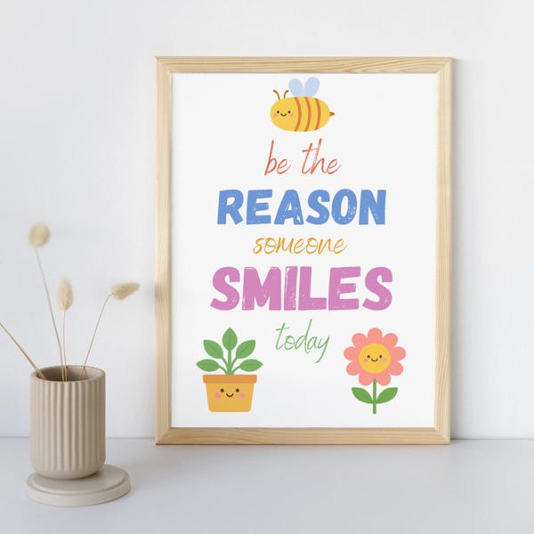 Smile Poster - Etsy