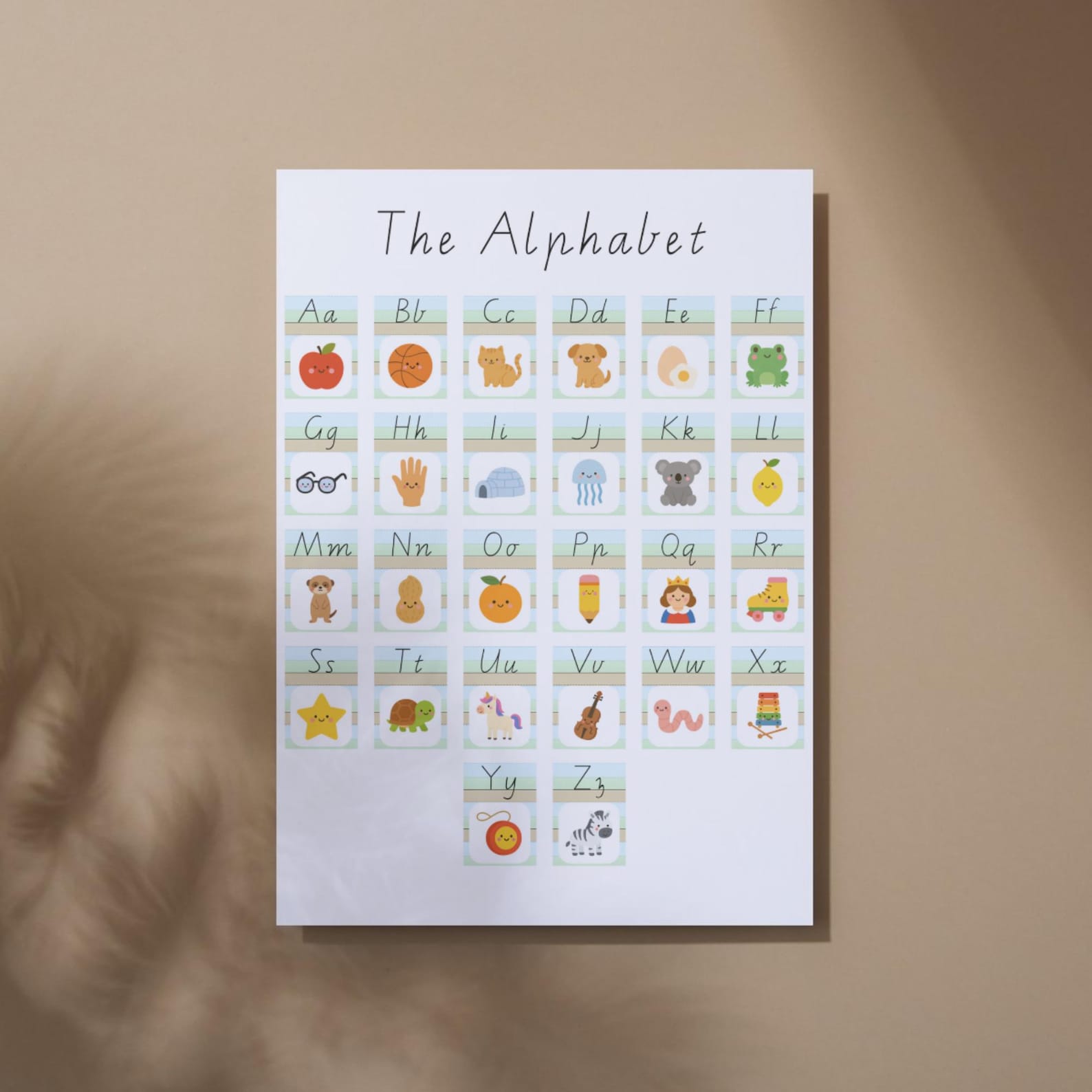 Victorian Cursive Alphabet Chart | Printable A–Z With Visual Cues ...