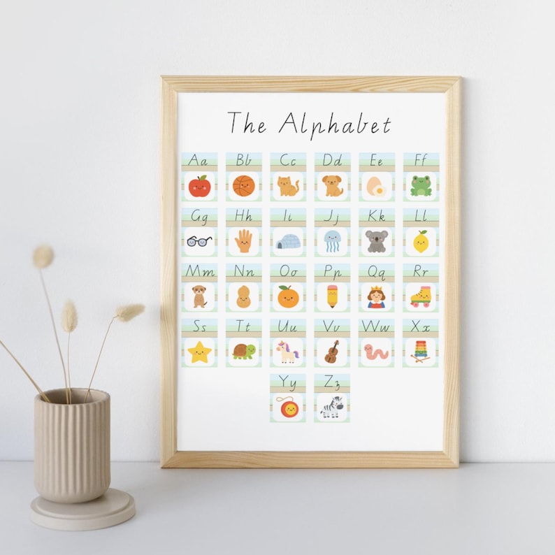 Victorian Cursive Alphabet Chart | Printable A–Z With Visual Cues ...