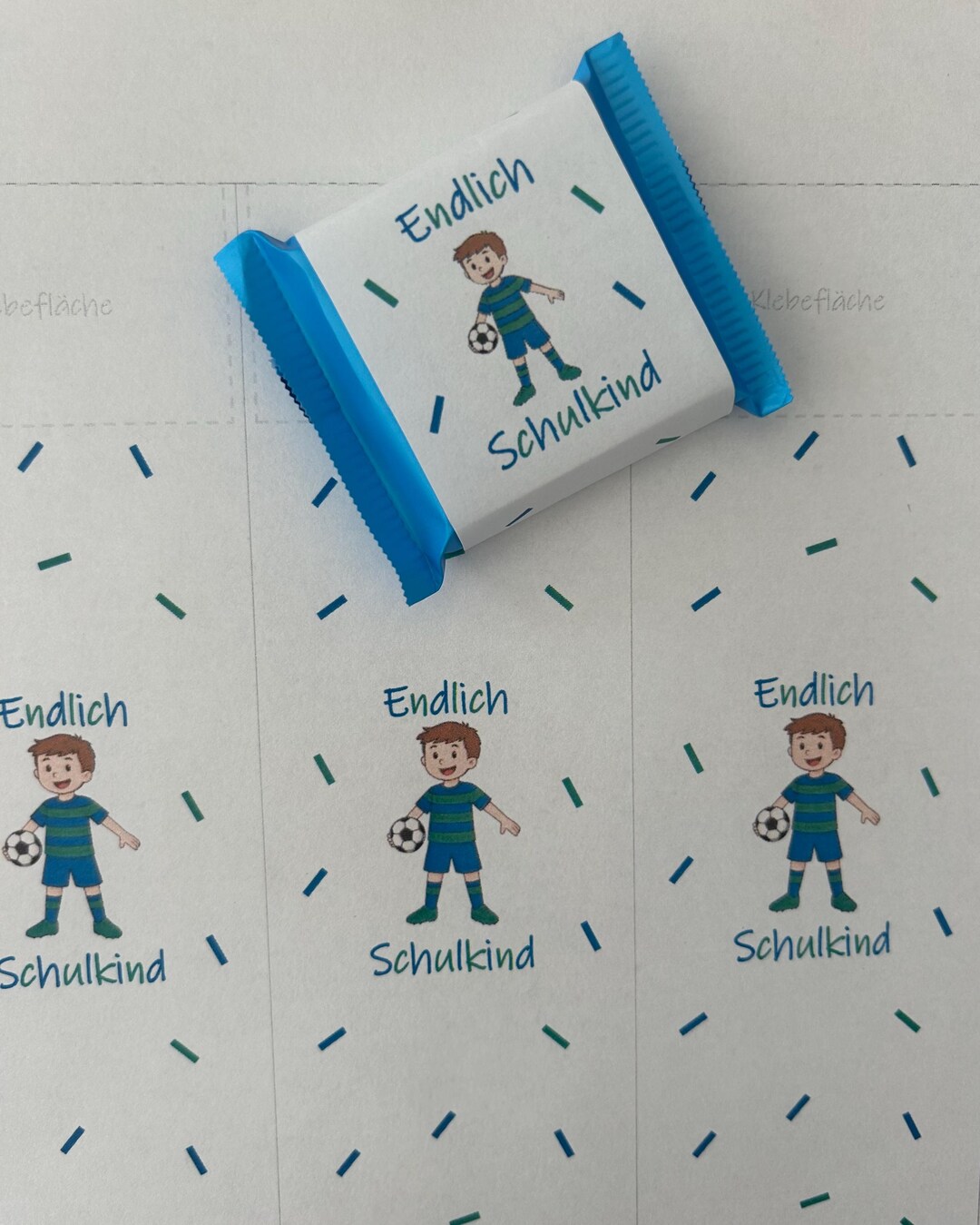 Banderol for Ritter Sport Mini Bars (9-pack) - Footballer - Download - Etsy