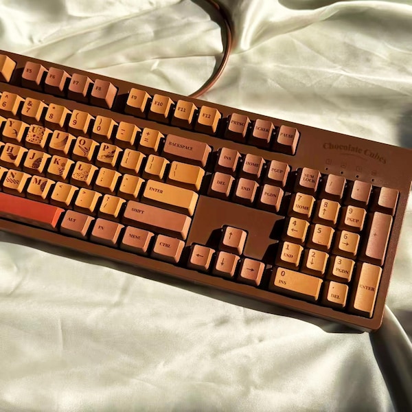 Coffee Themed Keyboard - Etsy