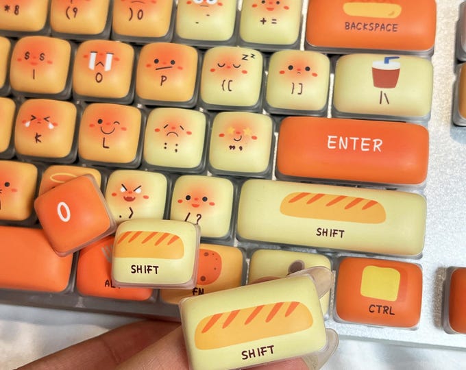 Strawberry Shortbread Cake Dessert Artisan Keycap | Cute Miniature Food ...