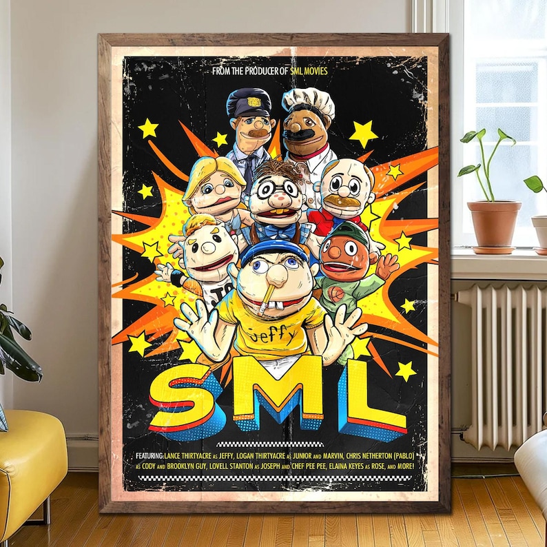 SML Movie Poster Unframed, Jeffy Fan Art Print, Youtube Series Merch ...