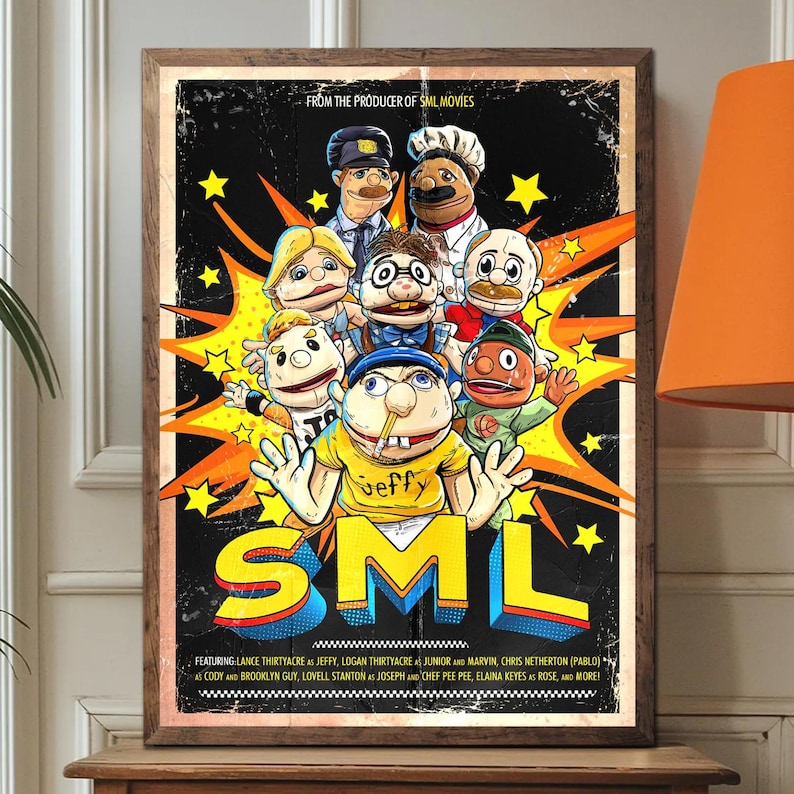 SML Movie Poster Unframed, Jeffy Fan Art Print, Youtube Series Merch ...