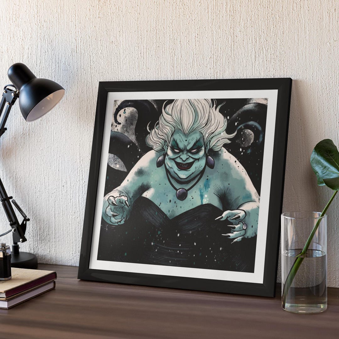 Ursula - Artwork Print 21cm X 20cm - Fan Art Japanese Manga Little ...