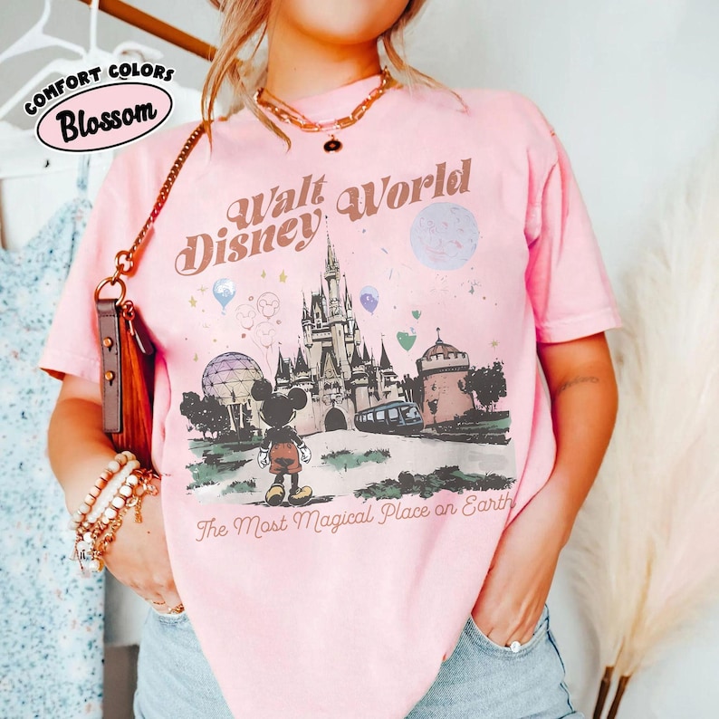 Walt Disney World Shirt, Retro Disney Mickey and Friends Tee, the Most ...
