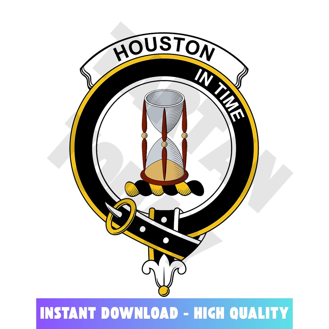 Houston Tartan Clan Crest, Badges, Heraldry, Clans, Family Scotland PNG ...