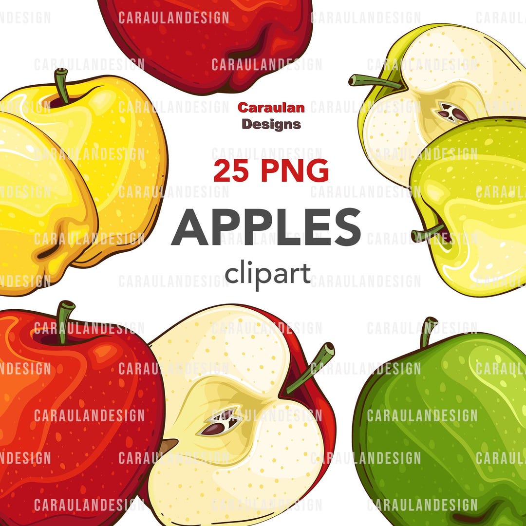 Apples Clipart, Apples PNG, Apples Graphics, Apples Scrapbook Design ...