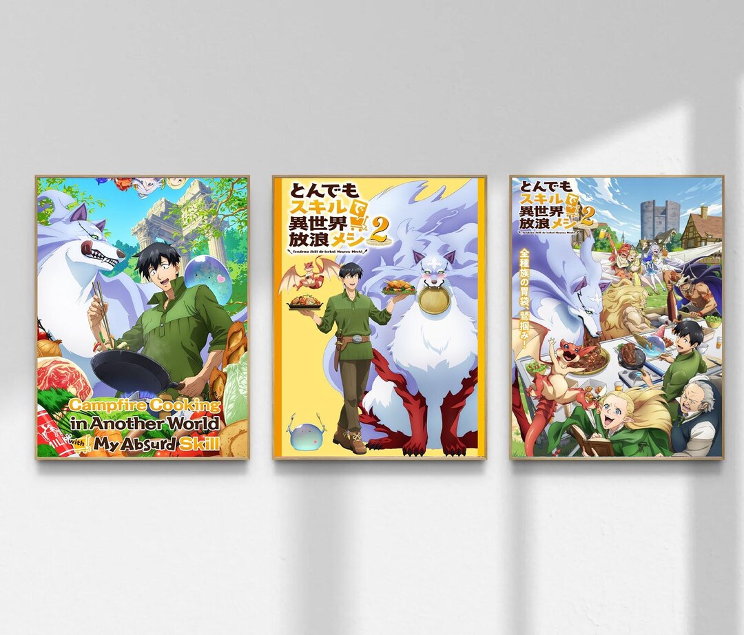 Campfire Cooking in Another World Poster – Fantasy Isekai Anime Wall ...