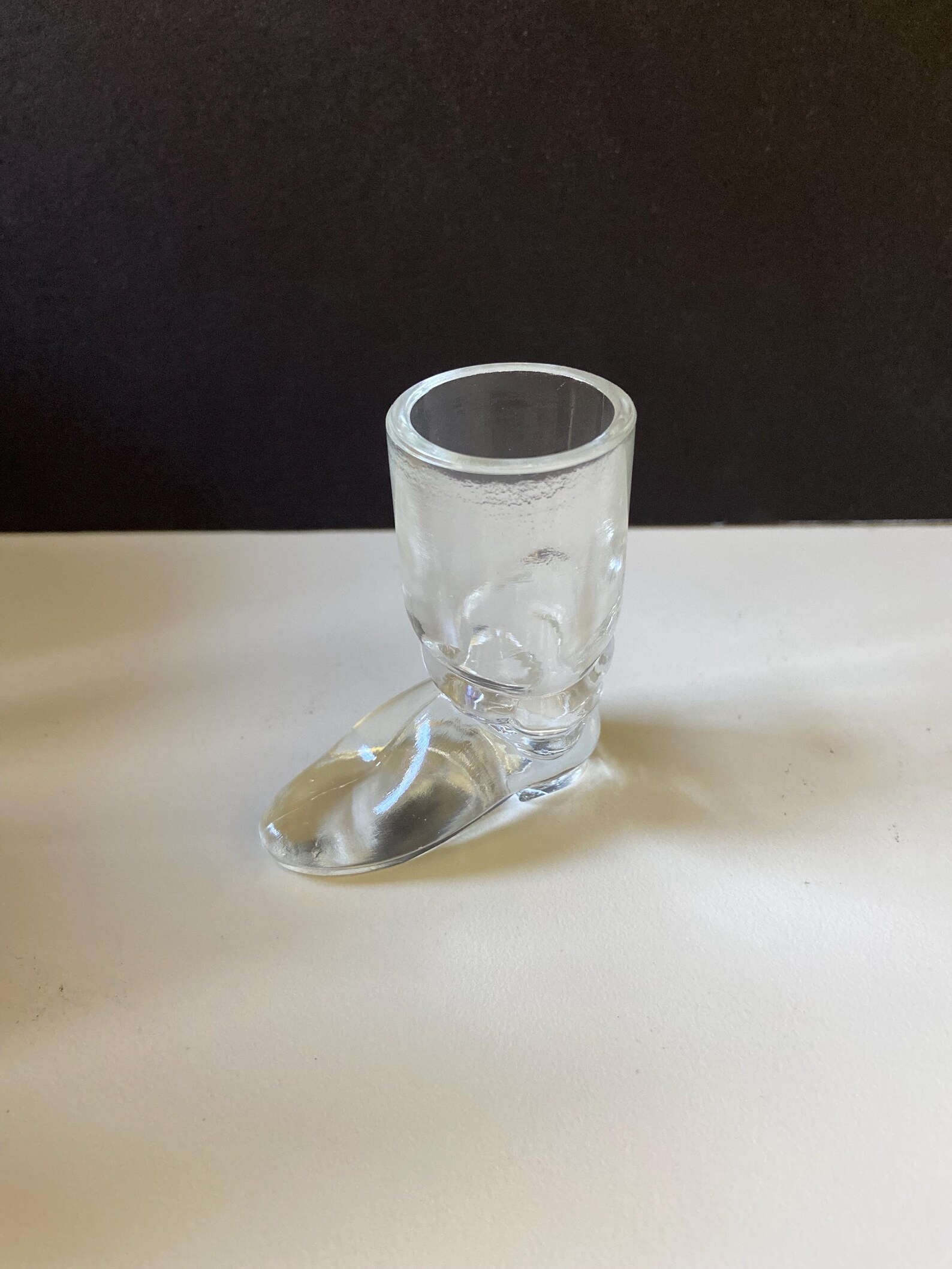 Vintage Clear Candy Container Santa Boot - Etsy
