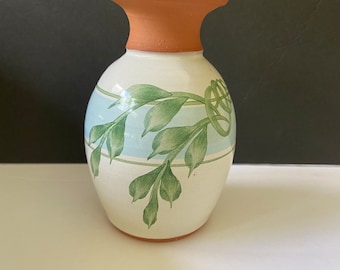 Emerson Creek Art Pottery 1991 Bedford, Virginia, Hand Painted Floral ...