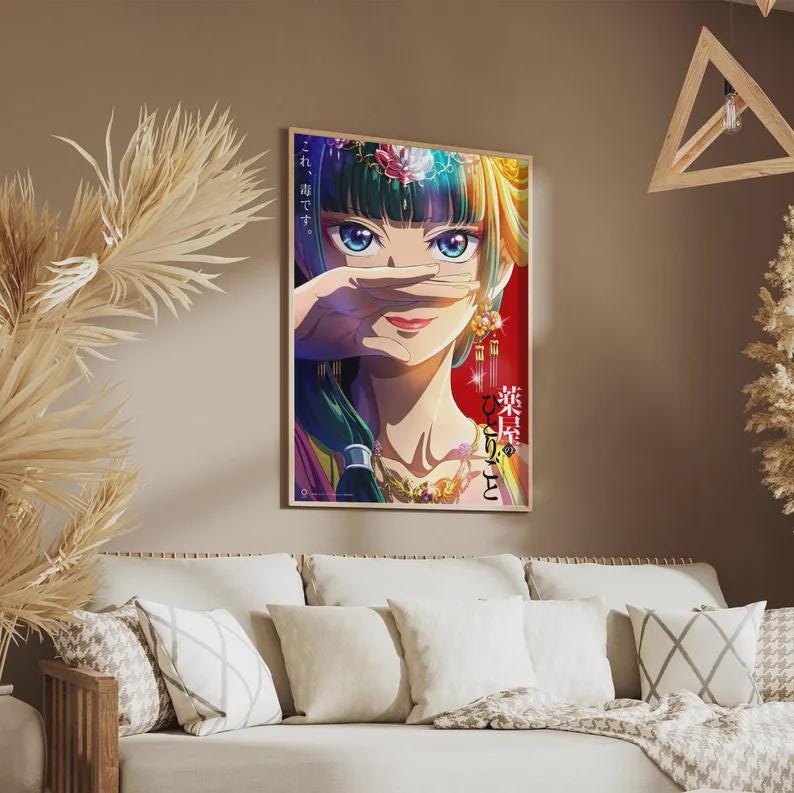 Maomao Apothecary Diaries Anime Canvas Poster: Japanese Art Print - Etsy