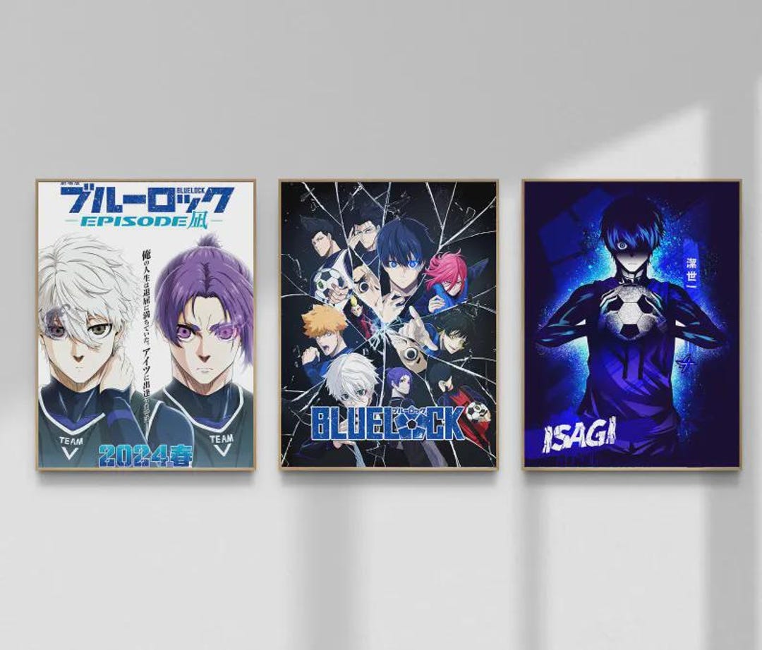 Blue Lock Anime Canvas Print: Isagi Yoichi, Japanese Manga Wall Art - Etsy