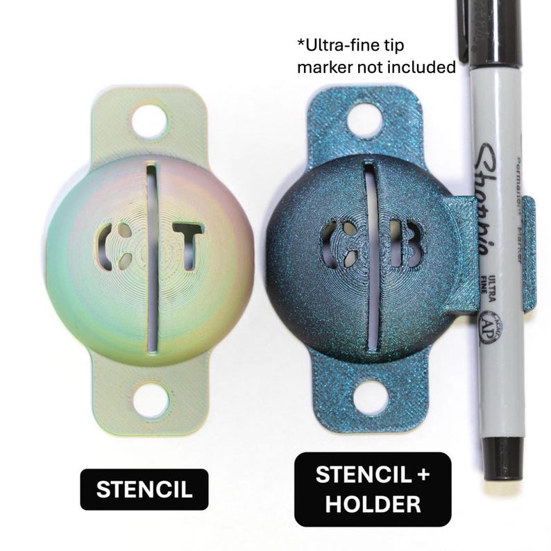 Custom Logo Golf Ball Stencil: 3D Printed Personalized Golf Accessory ...