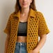 Chunky Crochet Overshirt Pattern – Beginner-friendly Open Mesh Cardigan ...