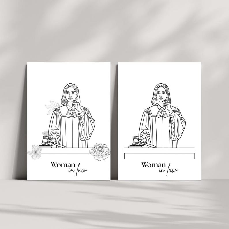 Woman in Law Poster – Legal Office Wall Art – Lawyer Printable Art, Law ...