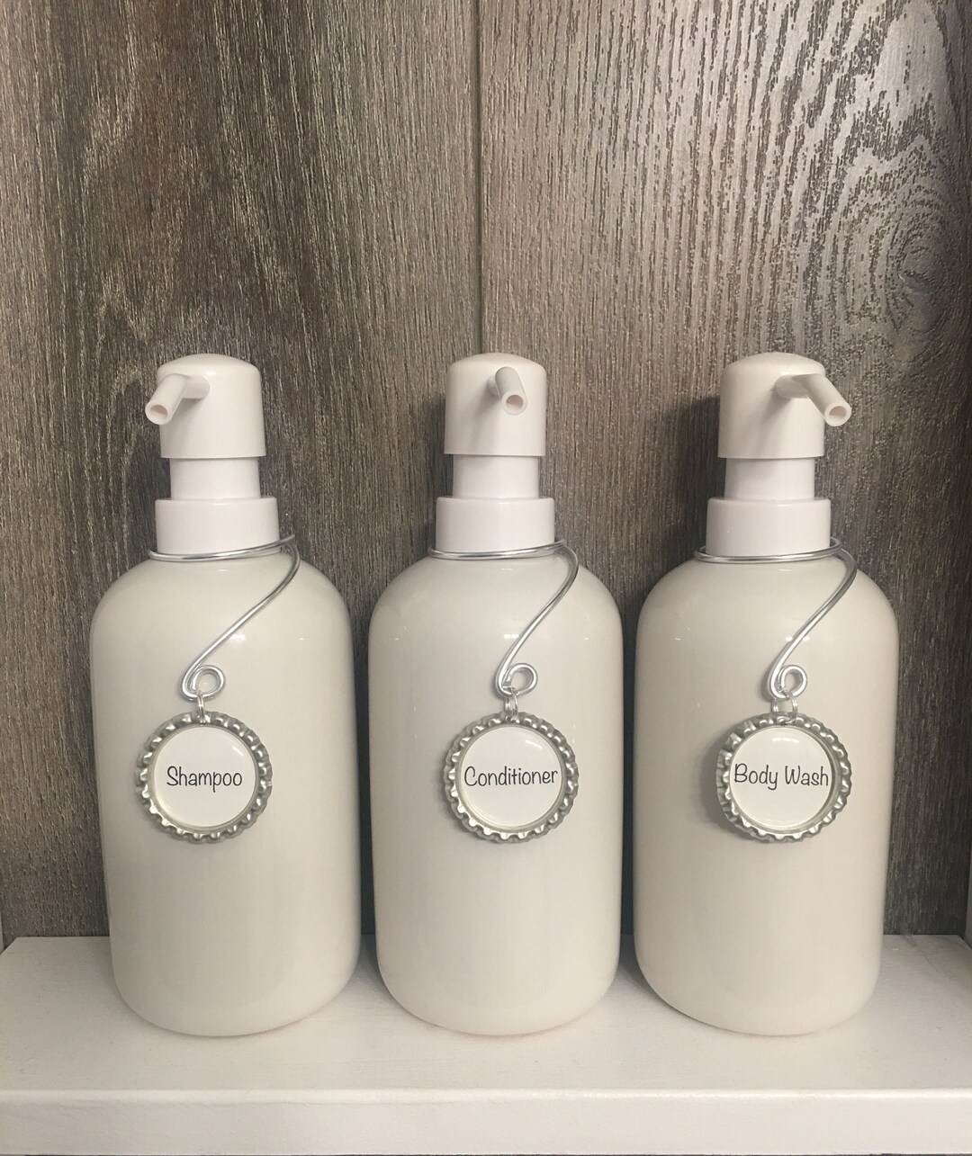 Silver | Shampoo Labels | Conditioner Labels | Body Wash Labels | Soap ...