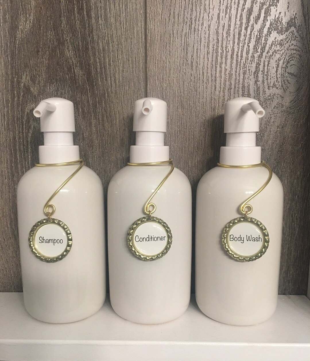 Gold | Shampoo Label | Conditioner Label | Body Wash Label | Shampoo ...