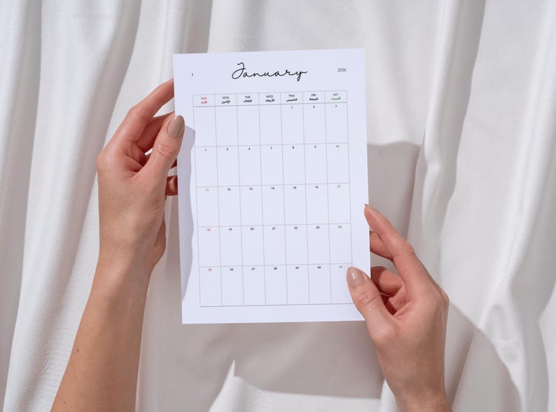 2026 Monthly Planner Calendar With TO-DO List - Etsy