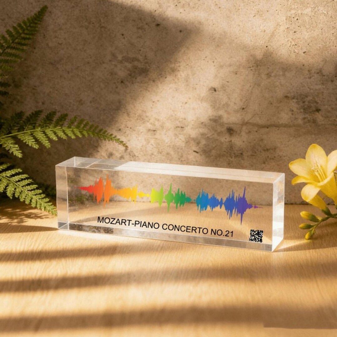 Custom Soundwave Art Plaque With QR Code,personalized Music Gift,sound ...
