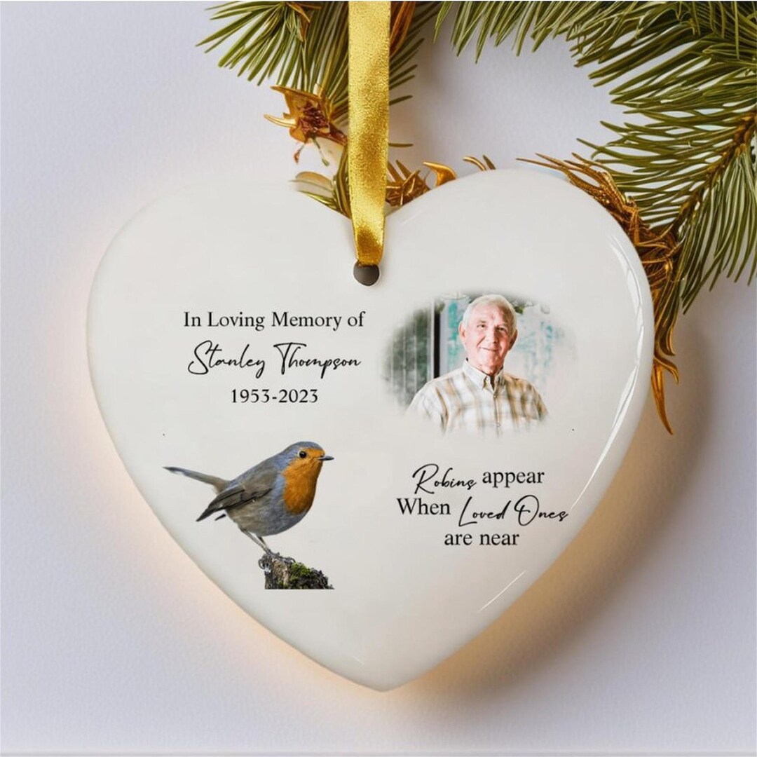 Memorial Christmas Bauble | Memory Ornament | Memorial Keepsake ...