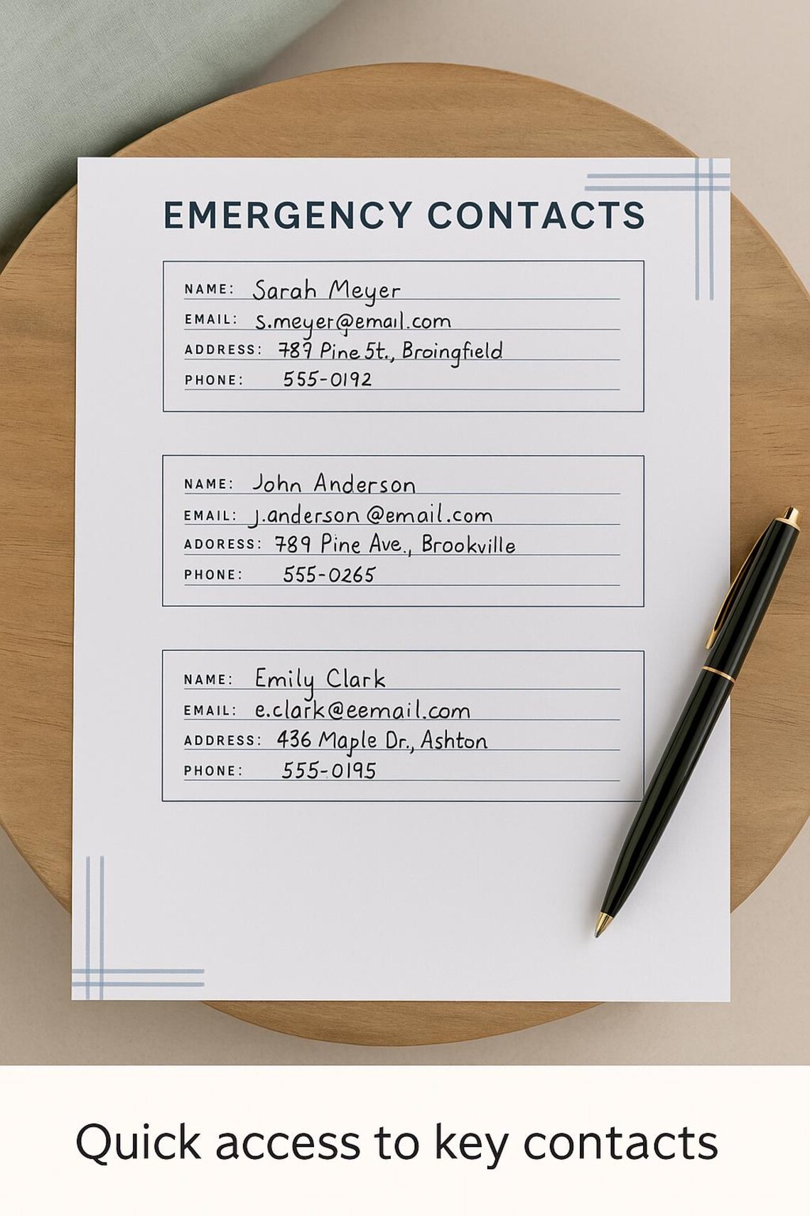 Elder Care Binder | Printable & Fillable Caregiver Planner PDF ...