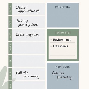 Elder Care Binder | Printable & Fillable Caregiver Planner PDF ...