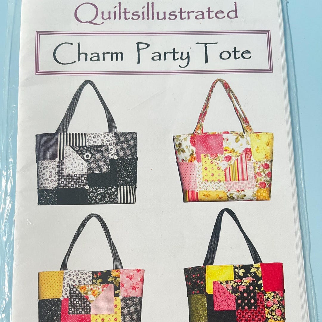 Charm Party Tote Pattern #ps016, Quilts Illustrated Sewing Notions ...
