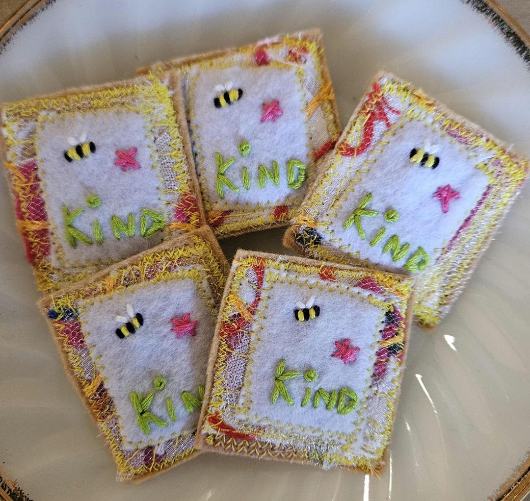 Bee Kind- Set of 5 Pins - Etsy