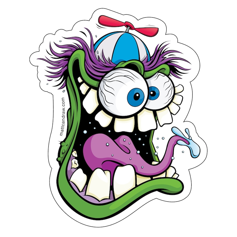 Revenge of the Fink - Monster Sticker Pack - Etsy