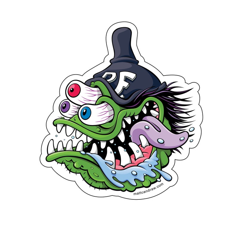 Revenge of the Fink - Monster Sticker Pack - Etsy