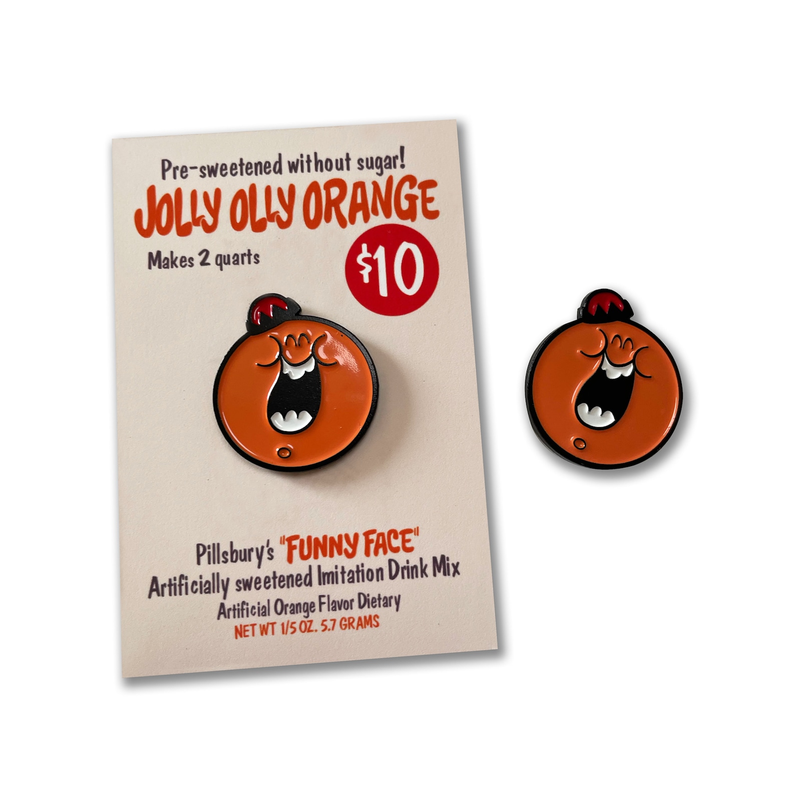 Funny Face Drink Mix Pin Set - Etsy