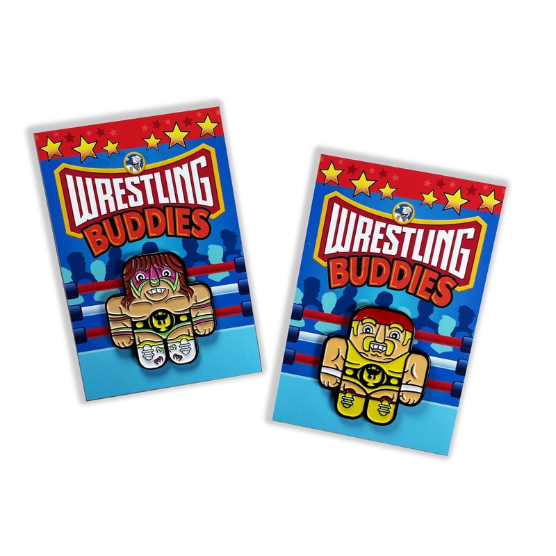 Wrestling Pins - Etsy