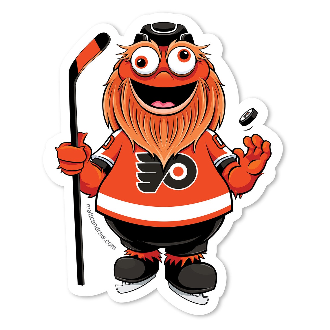 Philly Mascots Sticker 2 Pack | Etsy