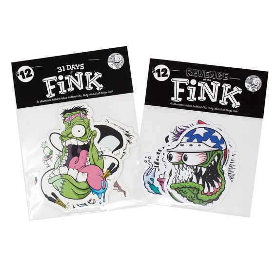 Monster Fink Sticker Packs | Etsy