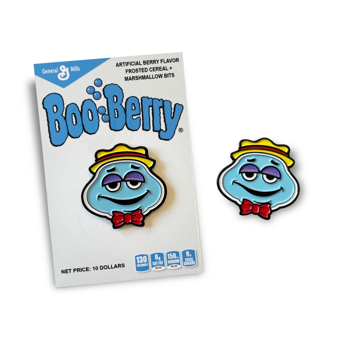 Boo Berry Cereal Pin - Etsy