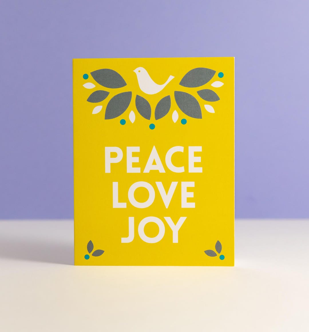 Scandinavian Dove Christmas Card | Modern Holiday Greetings - Etsy