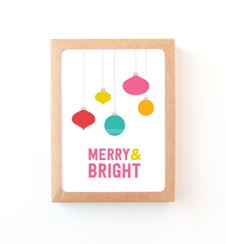 Merry Ornaments Christmas Card | Seasons Greetings | Holiday Cheer ...