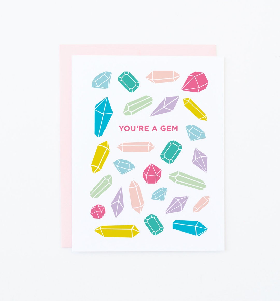 You're A Gem Greeting Card Thank You All Occasion - Etsy