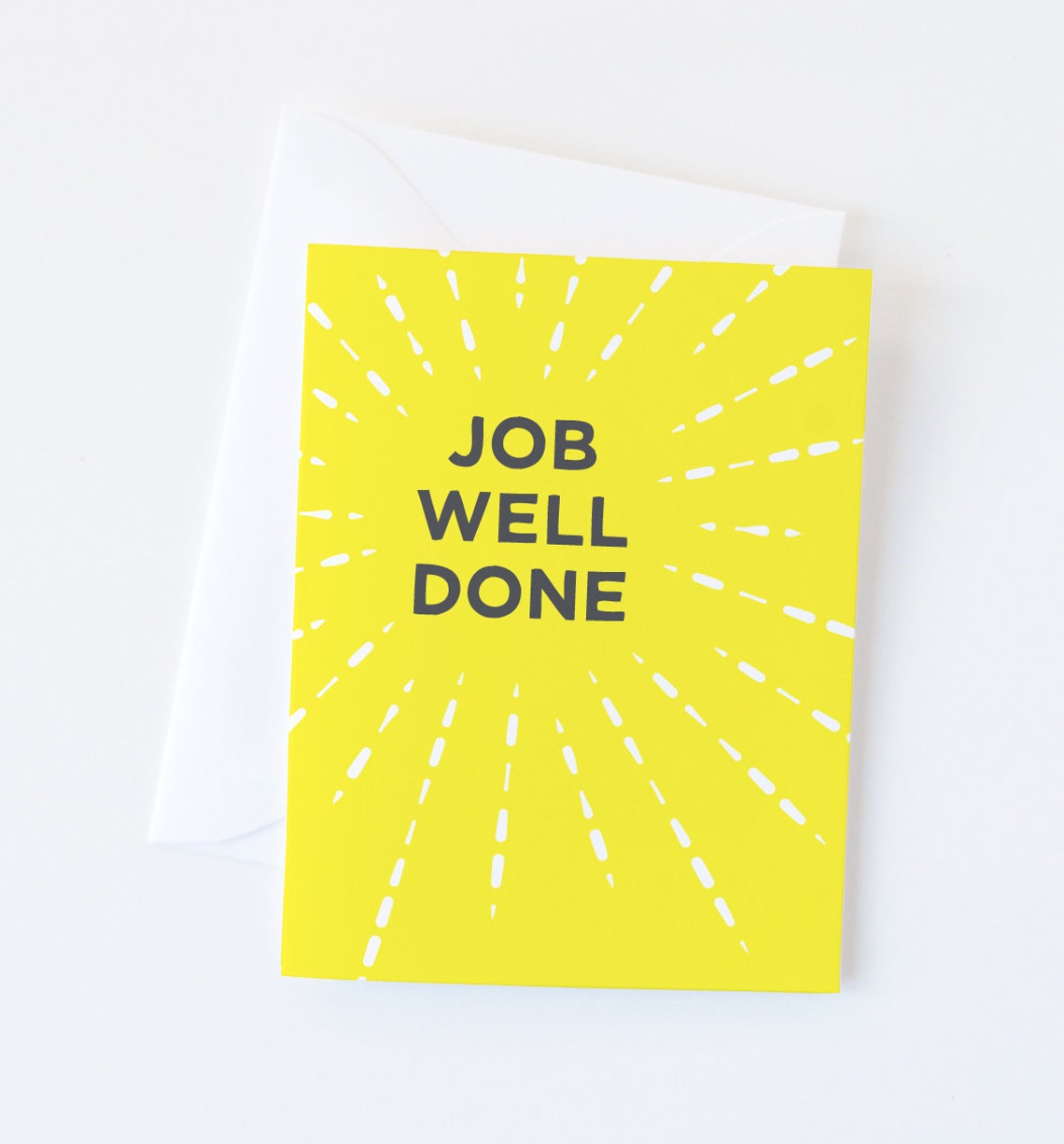 Congratulations Card Job Well Done Greeting Card | Etsy