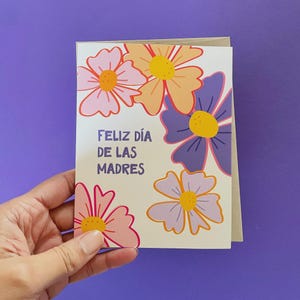 Feliz Día De Las Madres Spanish Greeting Card | Happy Mother's Day ...