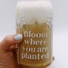 BLOOM Glass Coffee Can | Iced Coffee Glass | Beer Can | Spring Coffee ...