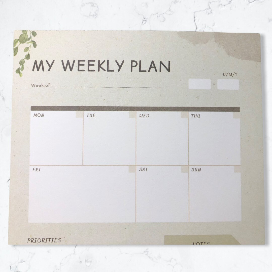 WEEKLY PLANNER | JW Planner | Field Service Tracker | Weekly Calendar ...