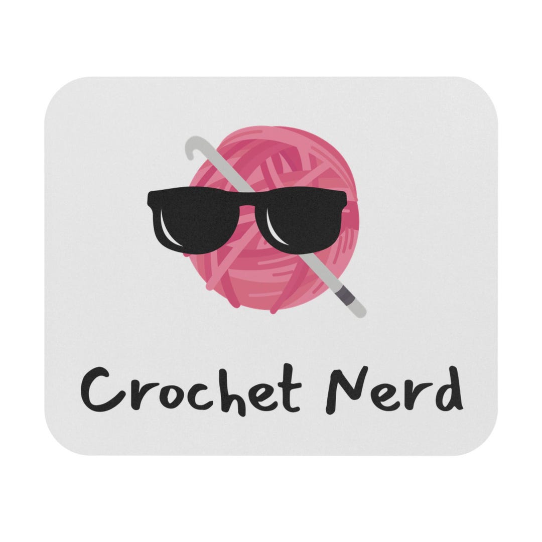 Crochet Nerd Mouse Pad - Etsy