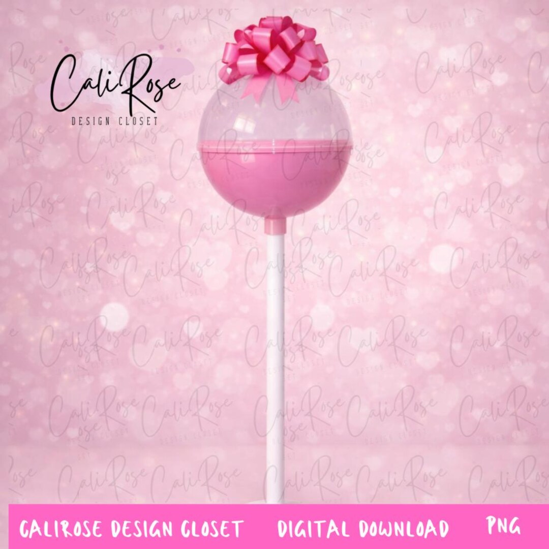 Pink Sk Plastic Lolly X2 Mock up Designs Digital Design - Etsy