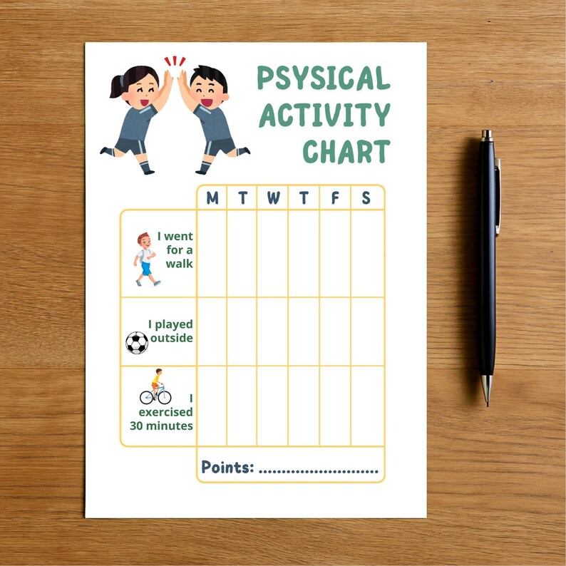 Kids Routine Chart Bundle: Editable Habit Tracker (canva Printable ...