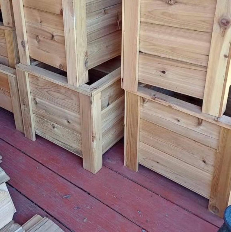 Cedar Planter Boxes - Etsy