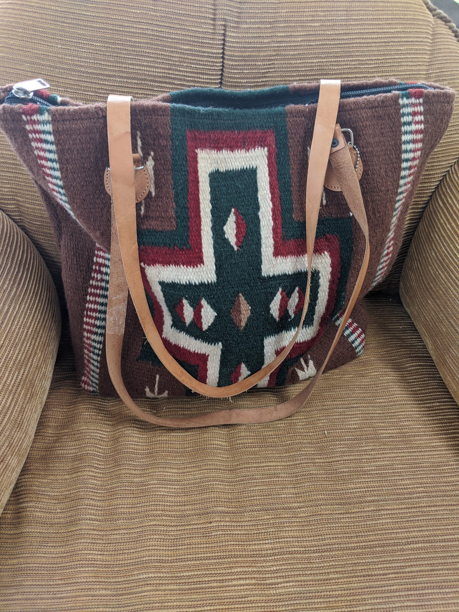 Saddle Blanket Purse Wool Shoulderbag Western Wear Cowgirl - Etsy