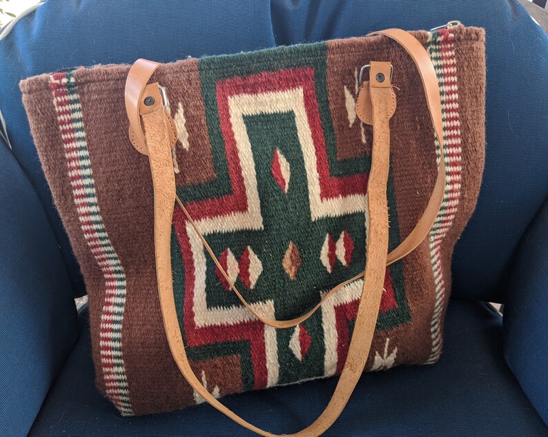 Saddle Blanket Purse Wool Shoulderbag Western Wear Cowgirl - Etsy