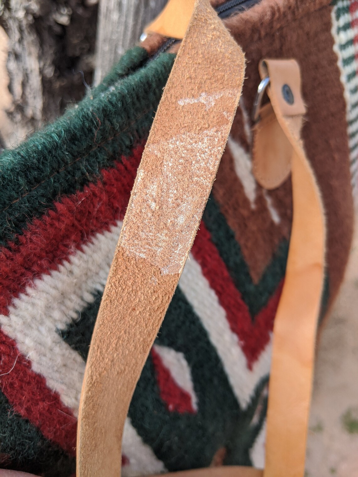 Saddle Blanket Purse Wool Shoulderbag Western Wear Cowgirl - Etsy